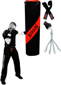 Aurion by 10Club 5 Feet Filled Heavy Punch Bag Boxing MMA Sparring ...