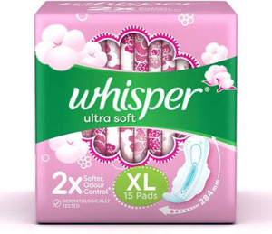 Whisper Ultra Soft Sanitary 15 Pads Sanitary Pad Sanitary Pad | Buy ...