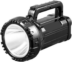 AKR RECHARGEABLE LED SEARCH LIGHT Torch LONG LASTING (Black ...