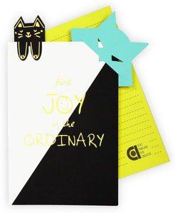 COI New Standard Stylish Designer Diary (Black and Yellow) A5 Diary ...