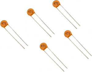 Classic CERAMIC CAPACITOR WITH CODE 471 Electronic Components ...