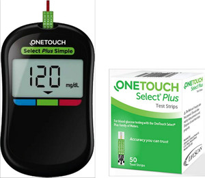OT Select Plus Simple System With 50 test strips Glucometer Price in ...