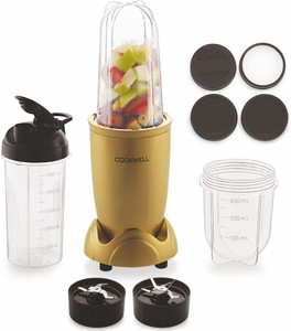 cookwell Modern Bullet 500 Mixer Grinder (3 Jars, Gold) Price in India ...