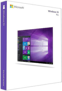 MICROSOFT Windows 10 Professional Media Format: Usb and Key card 64-bit ...