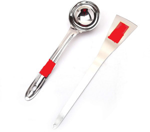 GESTIONE Stainless Steel Perfect Dosa ladle with Flat Base â Set of 2Â ...