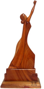 Orbit India CG010 Wooden Lady Memento For Table DÃ©cor Trophy Price in ...