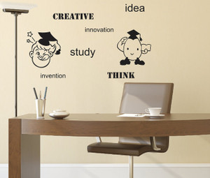 Wollfill 45 cm Beautiful Study Room Kids wallsticker Self Adhesive ...