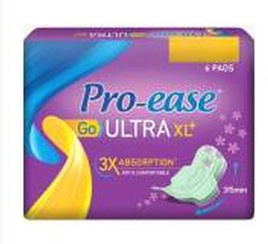 Pro-ease Ultra XL+6 Sanitary Pad (Pack of 1) Sanitary Pad | Buy Women ...
