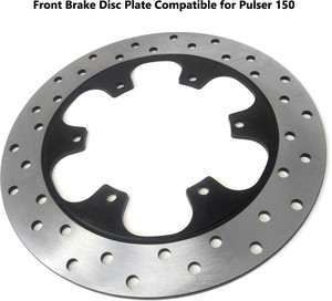 DESIKARTZ Front Brake Disc Plate Compatible for Pulsar 150 Vehicle Disc ...