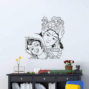 Sticker Adda 55 cm Radha Krishna perfect for kids Girls and bedroom ...