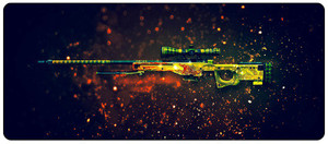 CLUSPEX PUBG AWM Sniper Gun Large XXL Gaming Mouse Pad with Nonslip ...