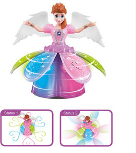 SALEOFF Musical Angel Princess Toy Doll 360° Rotation Feature & 3D LED ...