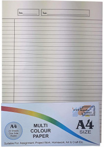 Flipkart.com | Bizmen One Side Ruled White Sheets and Free Cartoon ...