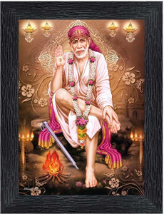 Poster N Frames Sai Baba Religious Frame Price in India - Buy Poster N ...