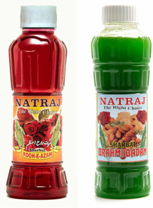 NATRAJ The Right Choice Rooh-E-Azam Sharbat & Brahmi Badam Sharbat ...