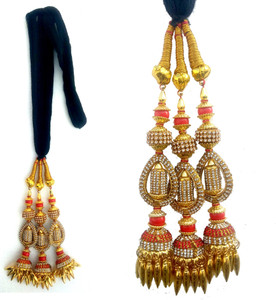 ONEX One Parandi Prandi for girls Braided Tassles Hair Extensions Choti ...