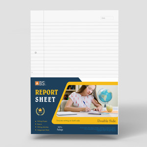 Flipkart.com | ABS Crown Double side ruled Sheets for Project ...