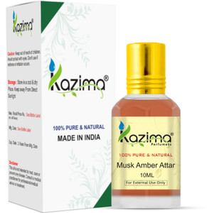KAZIMA Musk Amber Perfume For Unisex - Pure Natural (Non-Alcoholic ...
