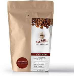 euCoffia 100% Arabica Roasted Coffee Beans (Medium Roast) (Commerical ...