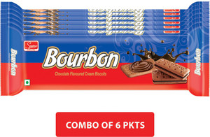 SUMO Bourbon Chocolate Flavored Cream Biscuits 150gm Cream Sandwich ...