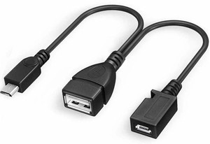 amblic Power Sharing Cable 14 m Multifunction 2 in 1 Micro USB Y ...