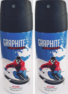GRAPHITE score new deo pack of 2 Deodorant Spray - For Men & Women ...