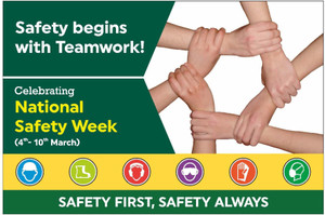 buysafetyposters.com Safety Begins With Teamwork Safety Banner for ...