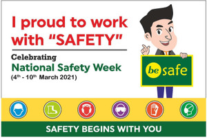 buysafetyposters.com "I Proud To Work With Safety" Safety Banner for ...