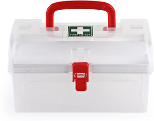 Lariox Plastic First Aid Kit Emergency Medicine Storage Box Cabinet ...