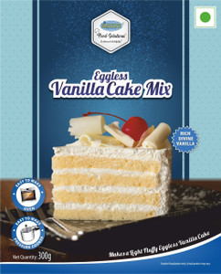Midas Foods MIDAS - Eggless Vanilla Cake Mix (300g) - Easy to Mix and ...