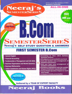 Bcom- First Semester-All In One (Cbcs) Bangalore University: Buy Bcom ...
