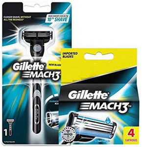 Gillette MACH3 Cartridges Blade With Razor (5 Cartridge + 1 Razor ...