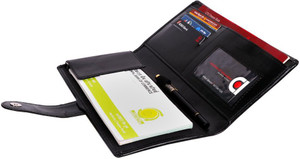 COI Multiple Cheque Book Holder/leatherite Folder (Raven Black) BLACK ...