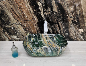 Tap & Tile Art Wash Basin Countertop, Tabletop Ceramic Bathroom Sink ...