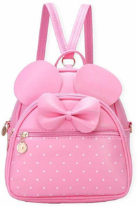 People Creation STYLISH BABY PINK BACKPACK FOR GIRLS USE IN COLLEGE ...
