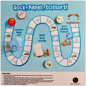 ilearnngrow Rock Paper Scissor Party & Fun Board Game - Rock Paper ...