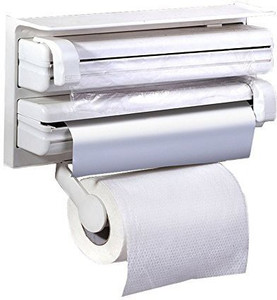 TOPHAVEN Multipurpose Use Kitchen Triple Paper Roll Dispenser Paper ...
