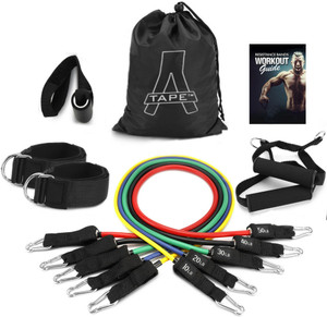 The Workout zone Resistance 11 pcs Training Bands & Loop Bands combo ...