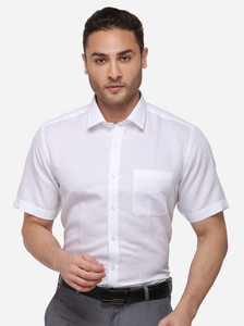 Jade Blue Men Solid Formal White Shirt - Buy Jade Blue Men Solid Formal ...