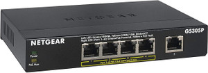 NETGEAR GS305P-100PES 5 Ports 1000 Mbps Unmanaged Network Switch ...