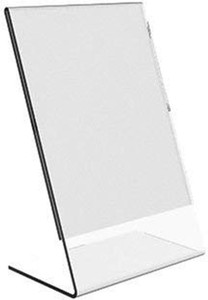 Flipkart.com | NARAYAN LNT 1 Compartments Acrylic Counter Poster Holder ...