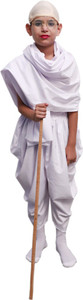 ITSMYCOSTUME Mahatma Gandhi Costume Dress Dhoti,Stole,Specs,Ganji topi ...