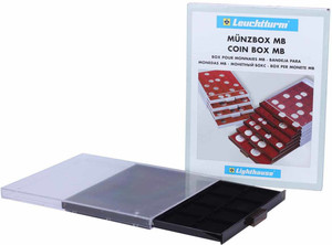 Lighthouse Coin Collection Box QUADRUM - 20 Square Compartments 50 x ...