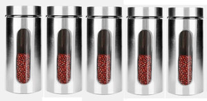 pushti Steel Tea Coffee & Sugar Container - 1250 ml Price in India ...