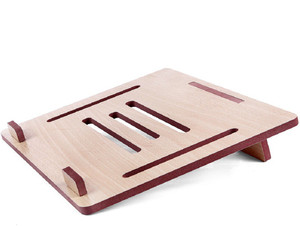 Livic 15.6 inch Wooden Designer engineering Craft Laptop Stand with ...