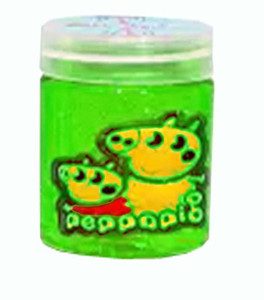 anjanaware crystal slime jelly peppa pig carector 1pk Green Putty Toy ...