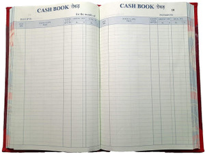 LRS Cash Book - Register Size - 34 x 21 cm - 70 GSM Ledger Paper - Half ...