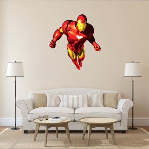 Sticker Hub 59 cm Iron Man Wall Sticker | Decorative Wall Sticker for ...