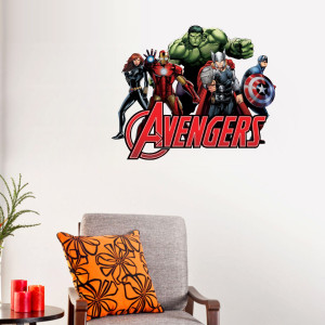 Decoration Designs 45 cm Avengers Sticker | Wall Sticker for Living ...
