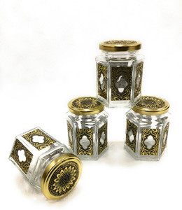 NAVRANG Glass Tea Coffee & Sugar Container - 300 ml Price in India ...